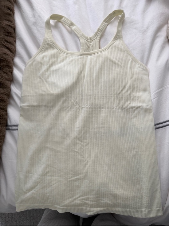 lululemon athletica | Tops | Lululemon Light Yellow Ebb To Street Tank ...